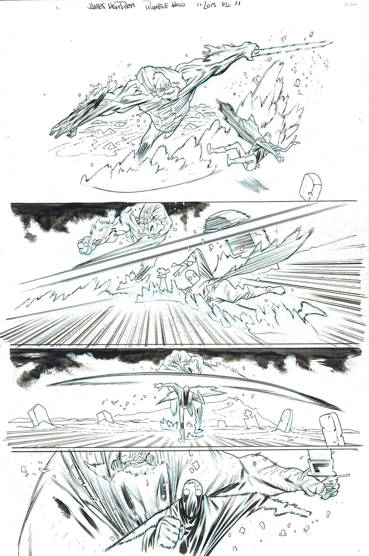 Rumble Original Art For Sale | ComicArtTracker