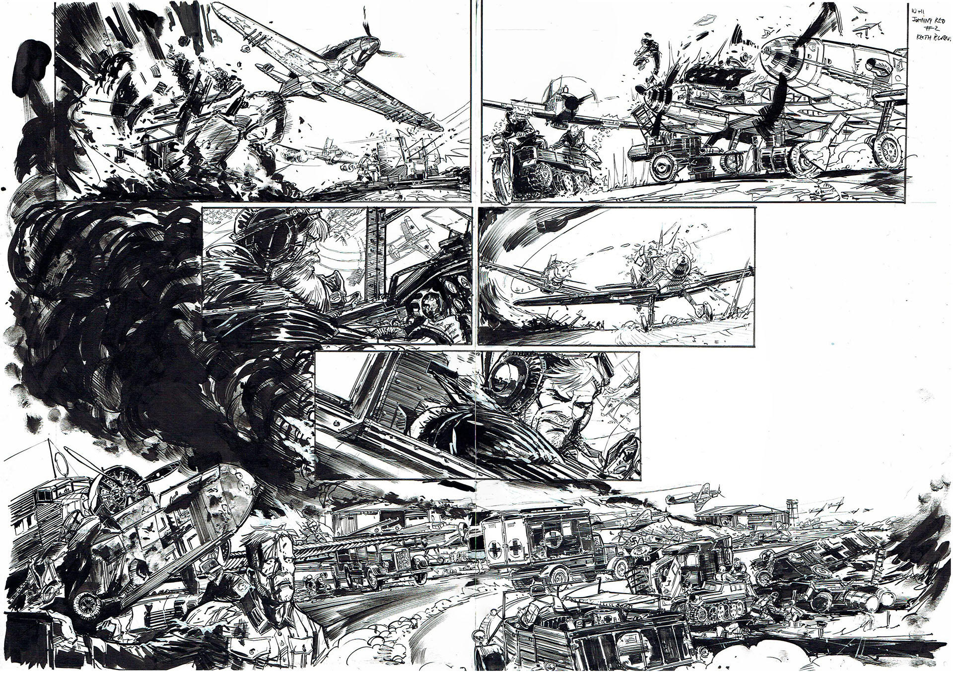 Keith Burns Original Art For Sale | ComicArtTracker