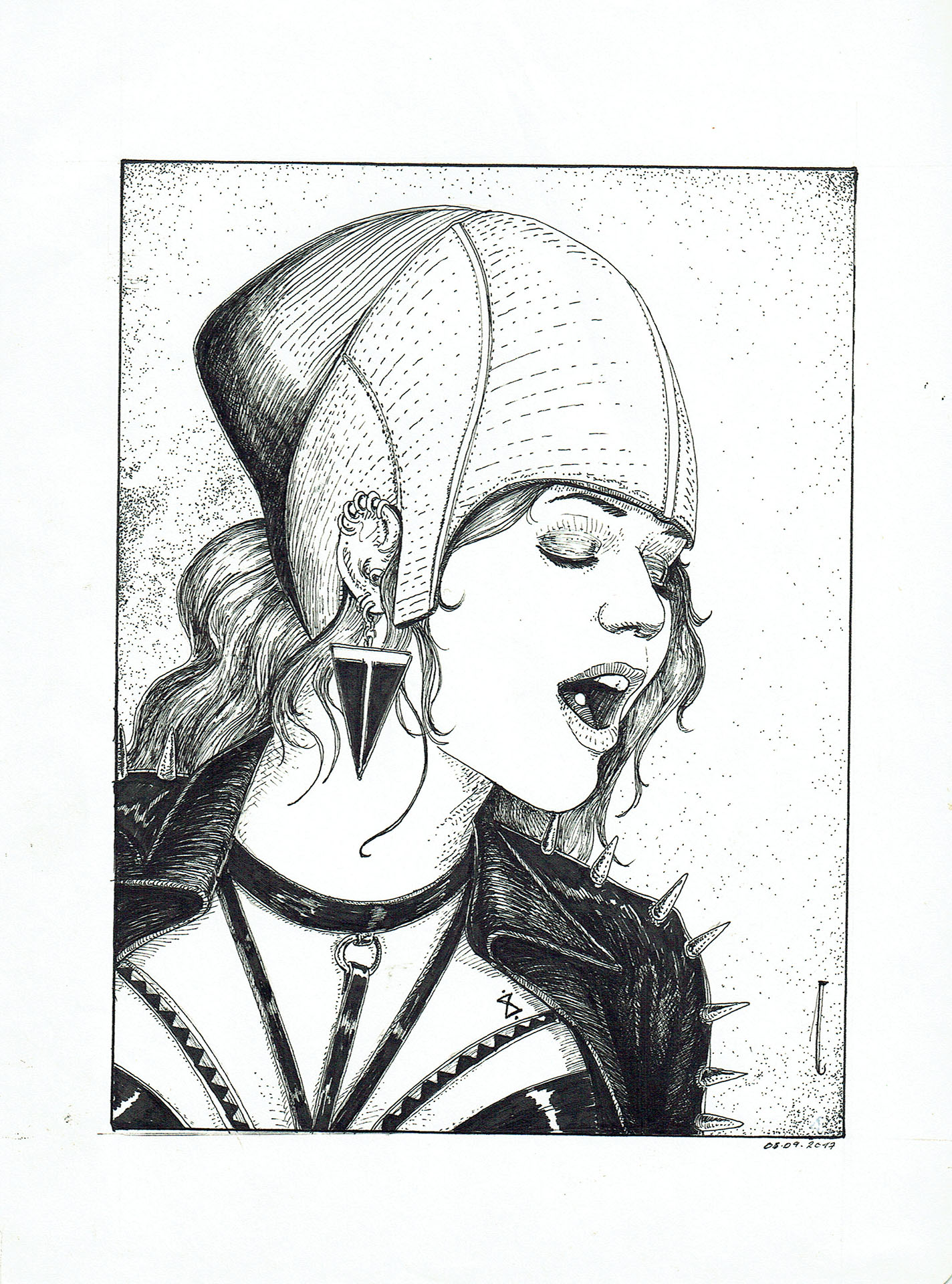 JANEVSKY - Illustration - Bad lieutenant - Page - Comic Art Factory