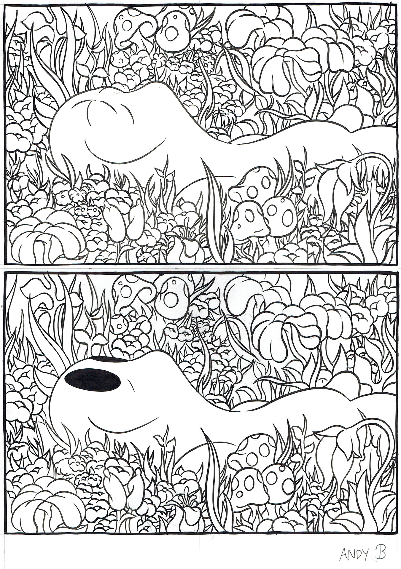 Andy BARRON - Om - The black book - Page 68 - Comic Art Factory